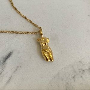 LACCstudios | Jewelry | 8k Gold Female Body Pendant Necklace Human ...